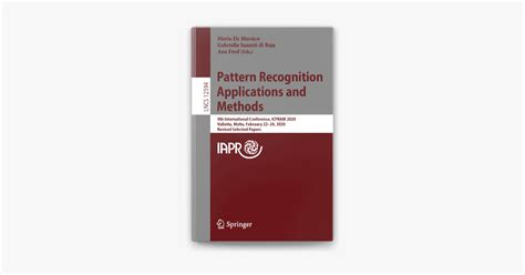 ‎pattern Recognition Applications And Methods By Maria De Marsico