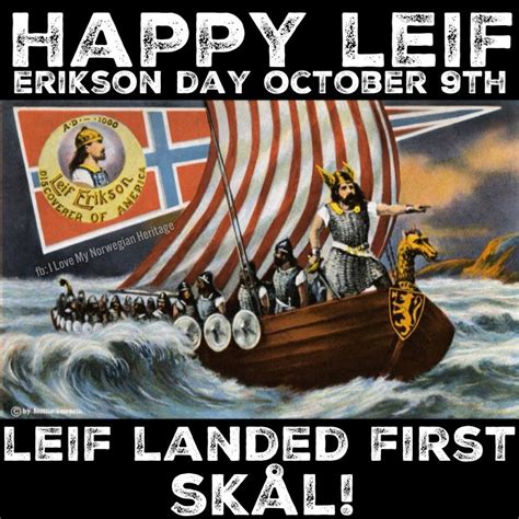 Norwegian Happy Leif Erikson Day 🇳🇴🇳🇴🇳🇴🇳🇴⚔️🎉 ️ Facebook