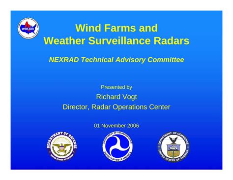 Pdf Wind Farms And Weather Surveillance Radars Dokumen Tips