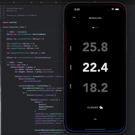 Minimal Weather App Using Swiftui Riosdev