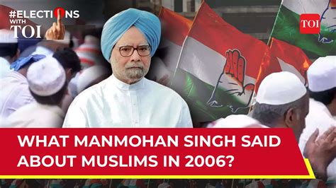 Did Former Pm Manmohan Singh Say Muslims Have ‘first Right To Wealth