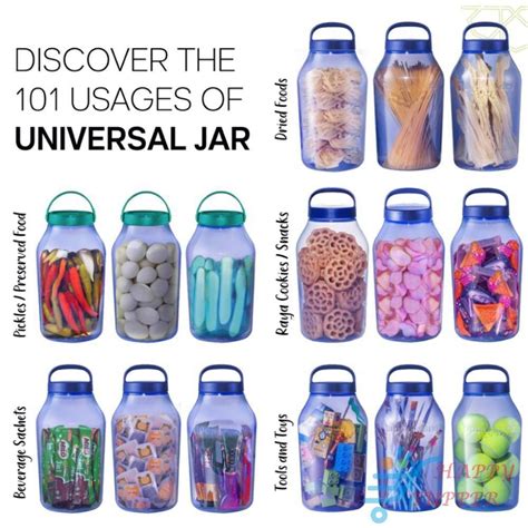 Tupperware Universal Jar 45l Blue Furniture And Home Living