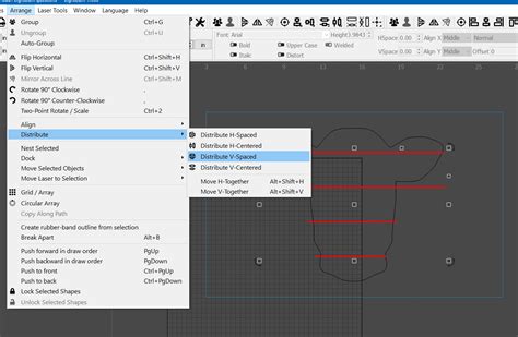 Equally Space Lines Within An Object Lightburn Software Questions Lightburn Software Forum