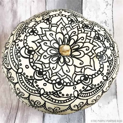 How To Make A Mandala Pumpkin No Carving Required