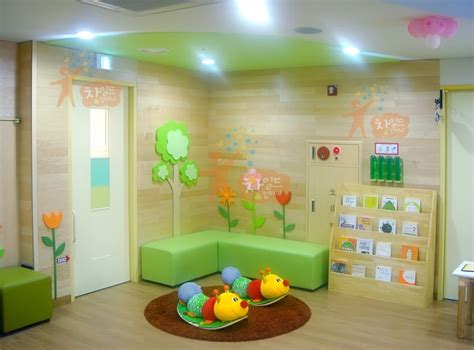 어린이집 현관 입구 환경구성 및 부모대기소파 네이버 블로그