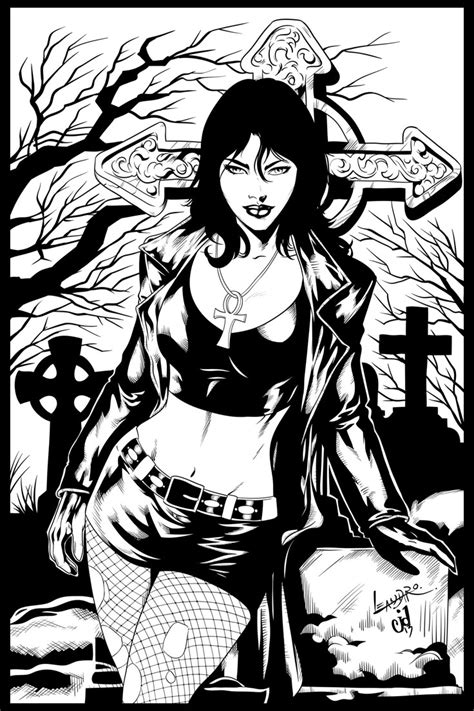 Gothic Comic Art Kelly Jones Art Horror Death Dc