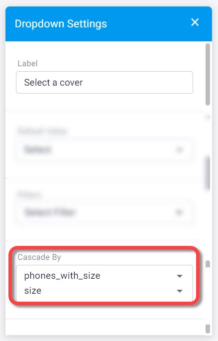 Filter Dropdown Fields In A Form