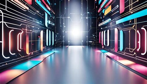 Tech Data Patterns Premium Ai Generated Image