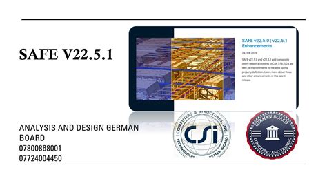 German تحميل مجانا لبرنامج التصميم والتحليل الانشائي Safe V22 5 1