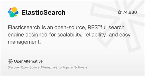 Elasticsearch Open Source Alternative To Algolia Coveo And Aws Kendra