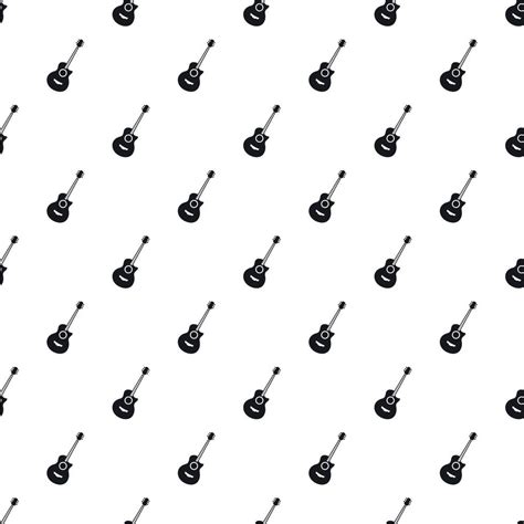 Guitar Pattern Simple Style 14699940 Vector Art At Vecteezy