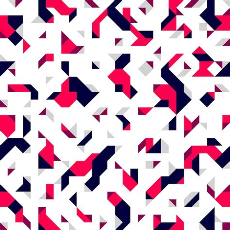 Premium Vector Mosaic Seamless Background Vector Chaotic Abstract