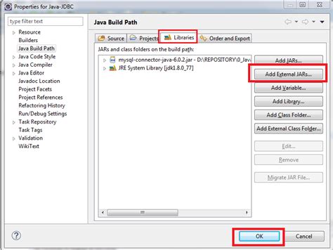 Java Steps To Include Jars In Classpath In Eclipse Ide