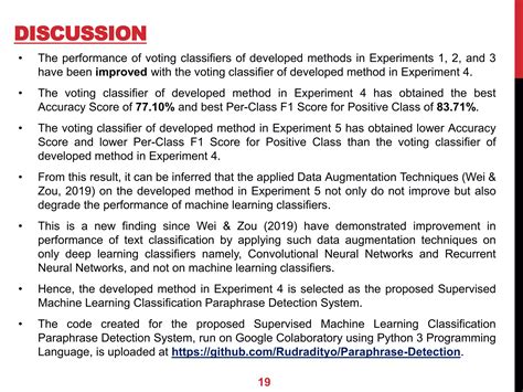 A Novel Approach For Developing Paraphrase Detection System Using Machine Learning Ppt