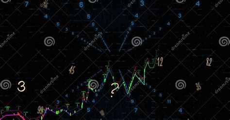Image Of Numbers And Alphabets Floating Over Financial Data Processing