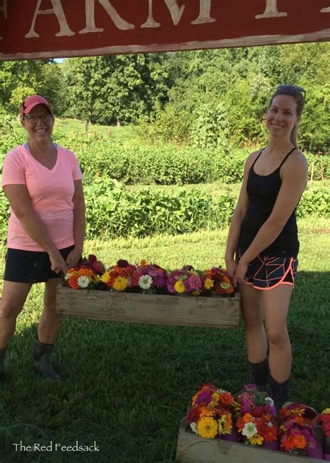 The Red Feedsack What Our Flower Farm Means To Me