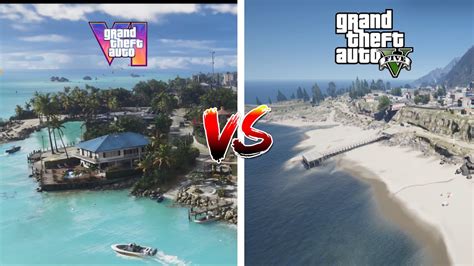 Gta 6 Vs Gta 5 Graphics And Details Comparison Ultra Realistic Youtube