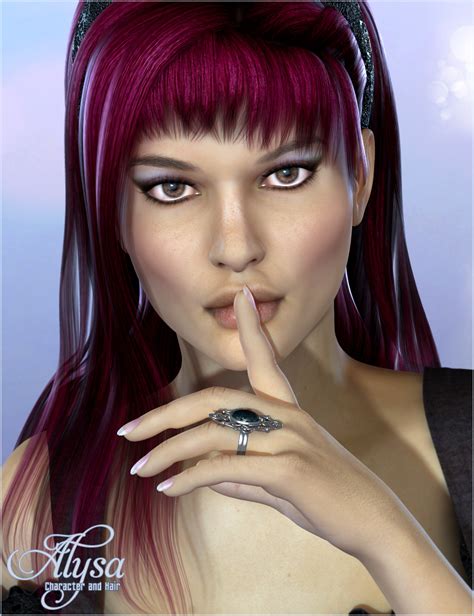 Alysa Character And Hair Daz 3d