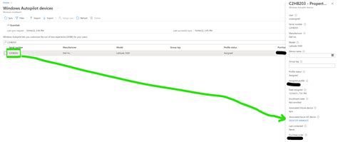 finding a serial number from the associated azure ad device microsoft qanda