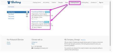 Odoo Multi Website Event Extension Odoo Online Event Platform
