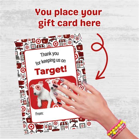 Target T Card Holder Teacher Target T Teacher Appreciation