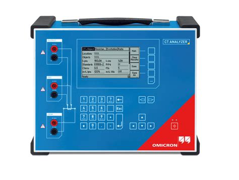 Ct Analyzer Current Transformer Testing Calibration And Assessment Omicron