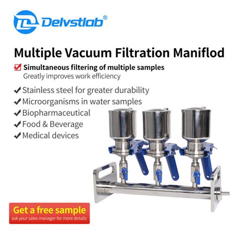 3 Branches Lab Vacuum Filtration Membrane Funnel System