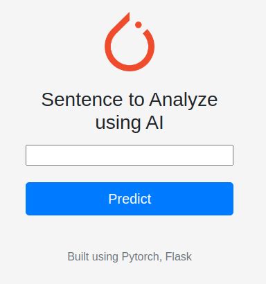 Github Saewony Flask Pytorch Server Sentiment Analysis Api Using Flask And Pytorch