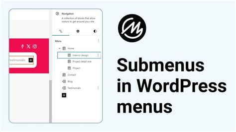 Add And Manage Submenus In Wordpress Using Gutenberg Navigation Menus