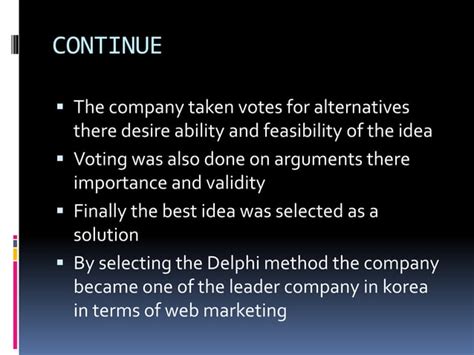 Product Quality Management Pqm Brainstorming Delphi Method And Nominal Group Technique Pptx