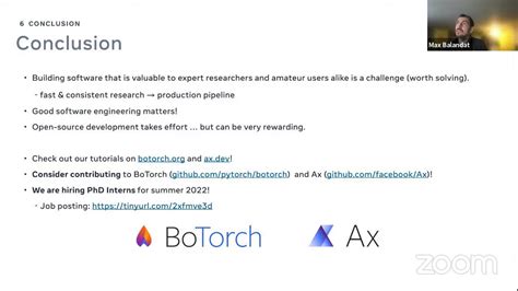 Bayesian Optimization From Research To Production With Botorch And Ax Youtube