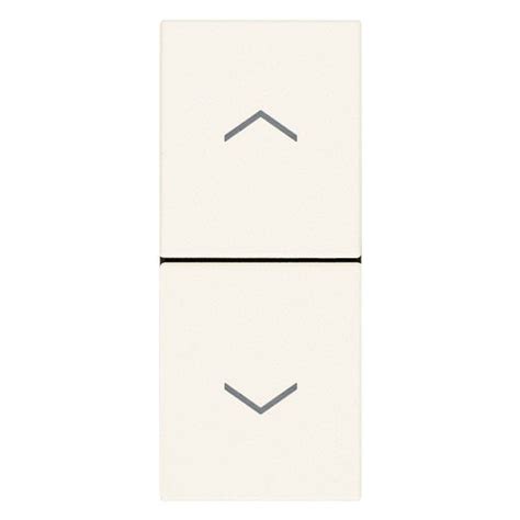 Double Roller Shutter Push Button Vimar Line Interlocked White 30062b