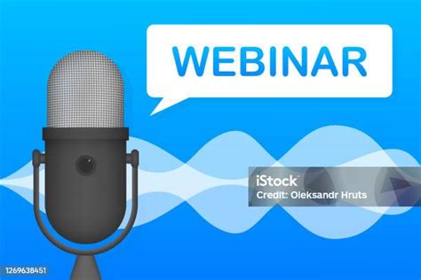 웨비나 아이콘 블루 플레이 버튼플랫 디자인 스타일 벡터 그림입니다 로고에 대한 스톡 벡터 아트 및 기타 이미지 로고 웹 회의 인터넷 Istock