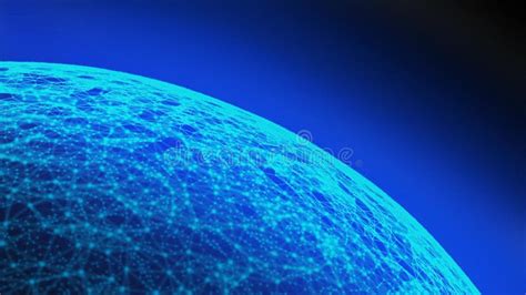 World Planet Earth With Digital Computer Network Connection Lines In Internet Technology