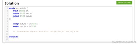Hdlbits 答案汇总(持续更新) Csdn博客 Hdlbits 答案汇总(持续更新) Csdn博客