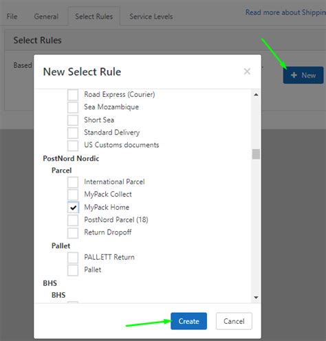 shipping rules ui lesson 2 creating select rules nshift