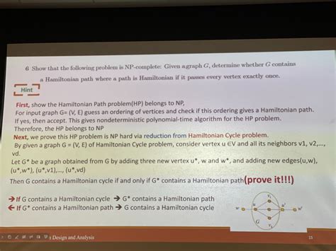 Solved Show That The Following Problem Is NP Complete Chegg