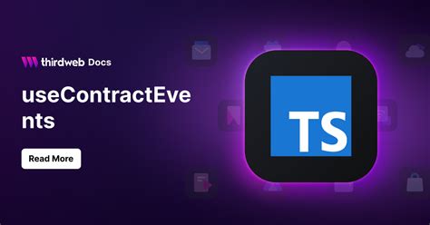 usecontractevents typescript sdk