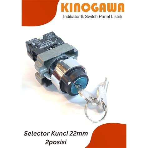 Jual Selector Switch Key 22mm 2posisi Spring Selector Kunci 22mm Shopee Indonesia