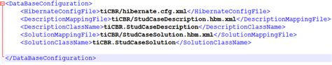Database Configuration Xml Code The First Field Requires The Location