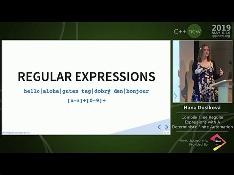 Cnow Talk Compile Time Regular Expressions With A Deterministic Finite Automaton From Cppnow