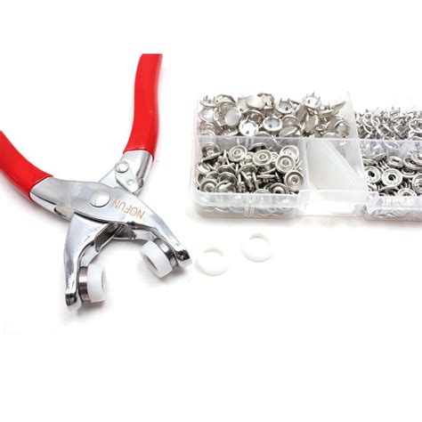 Mua Bộ kìm bấm khuy cúc áo kèm 100 chi tiết cúc tiện dụng Dụng cụ bấm khuy đa năng giá rẻ nhất