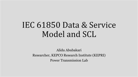 iec61850 tutorial pptx