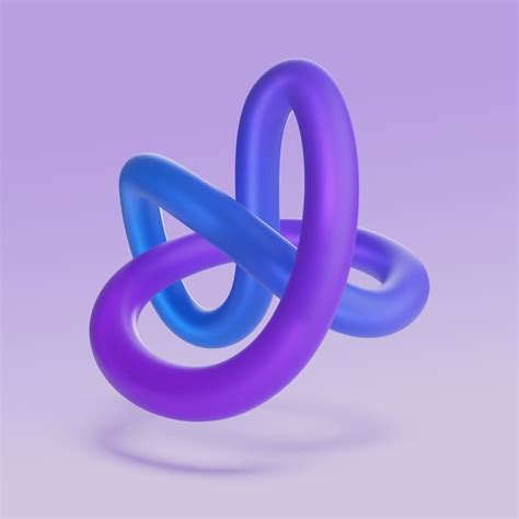 Free Psd 3d Abstract Fluid Shape Icon