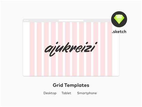 Responsive Grid Template For Sketch Freebie Download Sketch Resource Sketch Repo