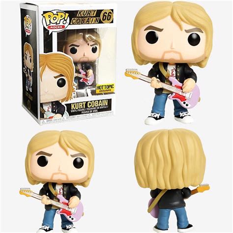 Funko Pop! Rocks Nirvana Kurt Cobain #66 Black Sweater (Hot Topic ...