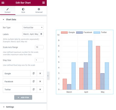 Jetelements How To Work With Bar Chart Widget Crocoblock