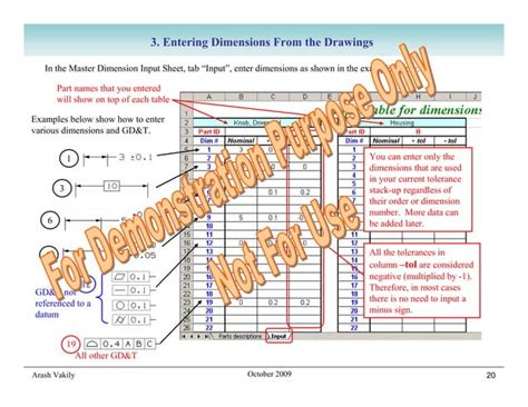 Performing Tolerance Stack Ups Using Automated Excel Calculator By