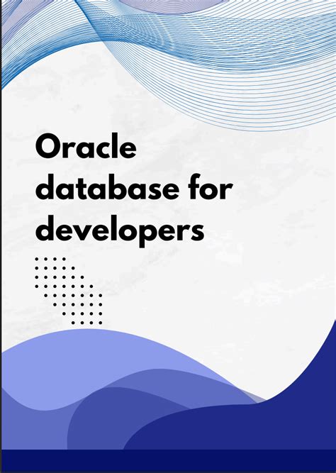 Oracle Database For Developers Sigmastic