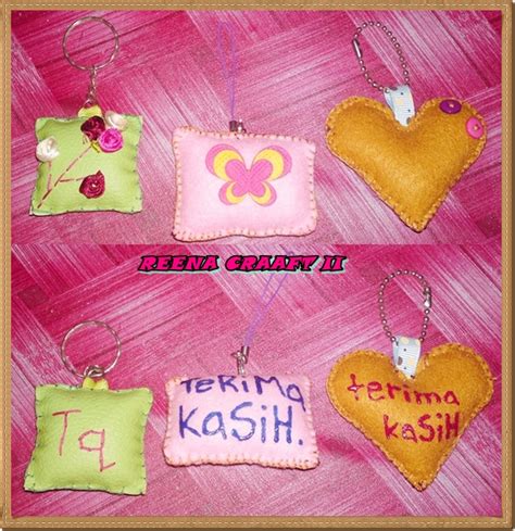 Reena Craft Felt Keychains